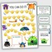 Monster Reward Chart for Kids Behavior Chart Printable, Chore Chart ...