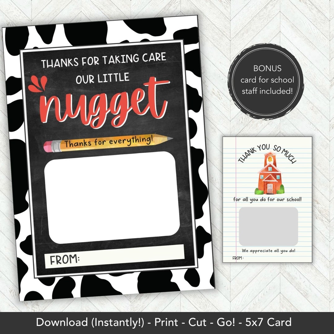 Teacher Gift Card Holder, End of Year Teacher Gifts Idea, High School ...