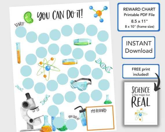 Science Reward Stickers