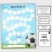 Soccer Reward Chart for Kids Behavior Chart Printable, Chore Chart ...