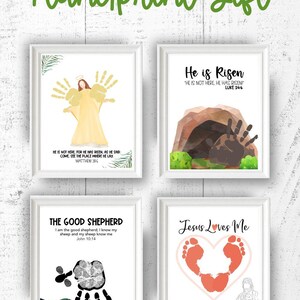 Scripture Craft Printable, Handprint Art for Kids, Easy Bible Crafts ...