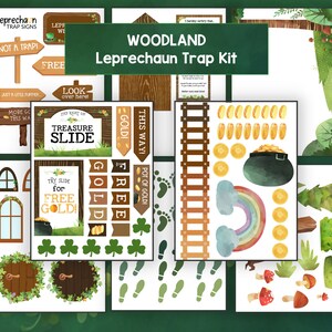 Leprechaun Trap Kit Printable St Patricks Day Activities for - Etsy