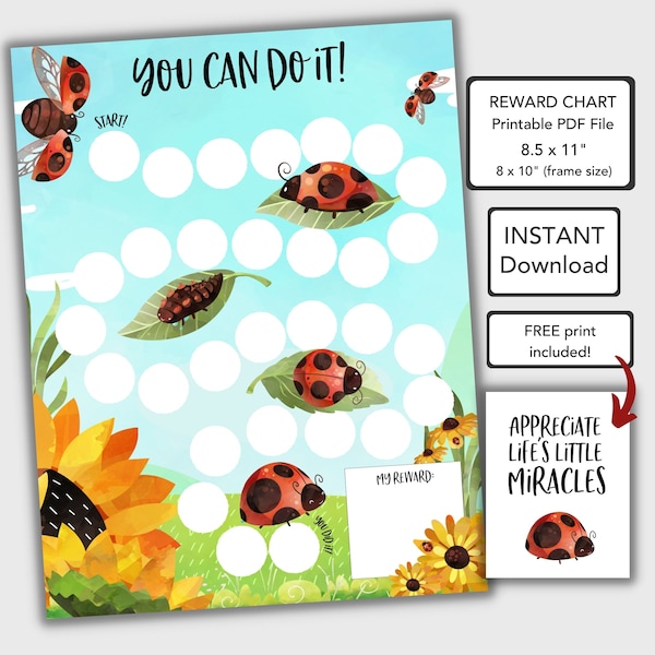 Ladybug Behavior Chart - Etsy