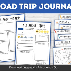 Kids Road Trip Games Printable, Family Road Trip Planner, Family ...