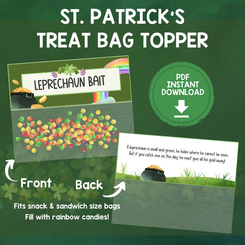 Leprechaun Bait Tag - Etsy