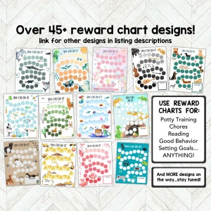 Shark Reward Chart for Kids Behavior Chart Printable, Chore Chart ...