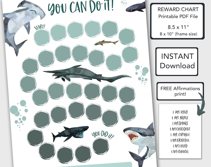Dragon Reward Chart for Kids Behavior Chart Printable, Chore Chart ...