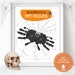 Spider Halloween Handprint Craft DIY Craft for Kids Art - Etsy
