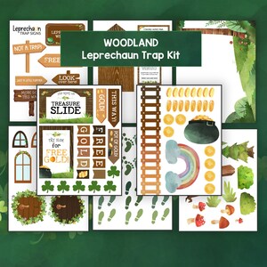 Leprechaun Trap Kit Printable, St Patricks Day Activities for Kids ...
