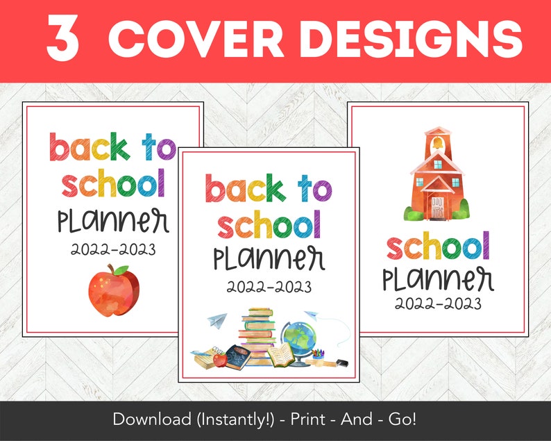 2022-2023 Editable Printable Calendar Back to School Planner - Etsy