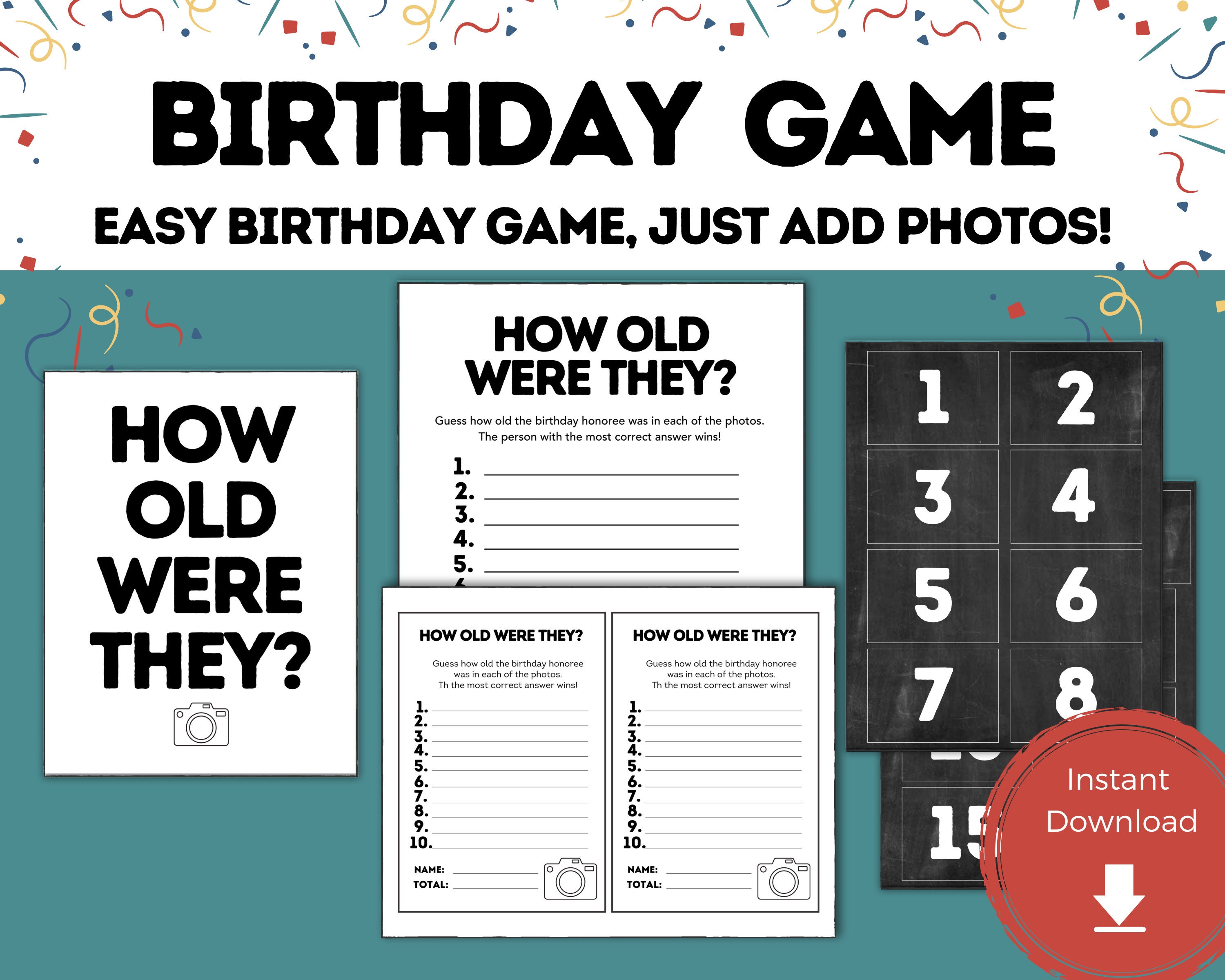 40th Birthday Games 40 Birthday 40th Birthday Party Games - Etsy