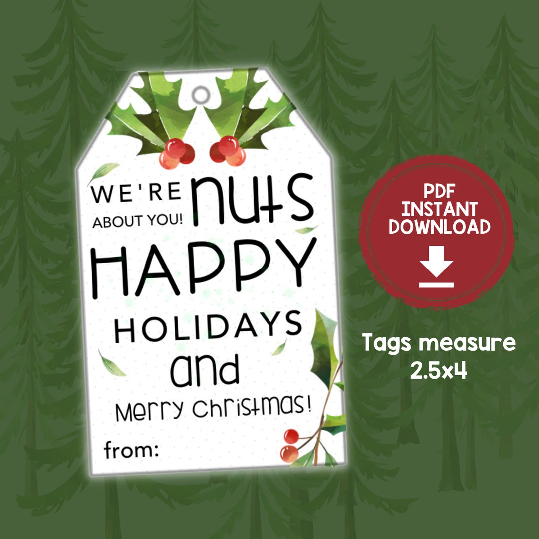Neighbor Christmas Gift Tag, Coworker Christmas Gift Bulk, Bulk Teacher ...