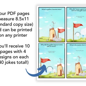 Golf Printable Valentine Cards for Kids Kids Valentines Cards - Etsy