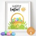 Happy Easter Handprint Art Template, Handprint Crafts for Kids, Easter ...