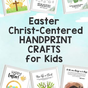 Easter He is Risen Kids Bible Activities, Easter Handprint Art for Kids ...