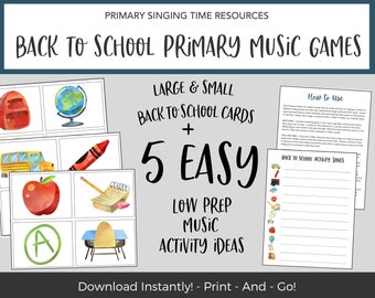 SINGING TIME MATCHING Game Shout Out 31 Cards and Singing - Etsy