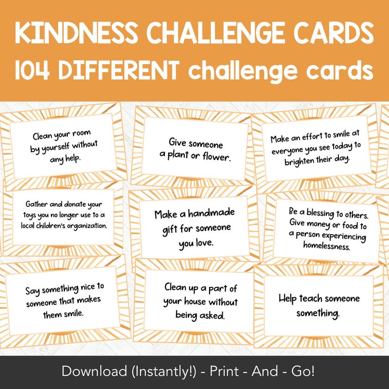 Kindness Cards - Etsy