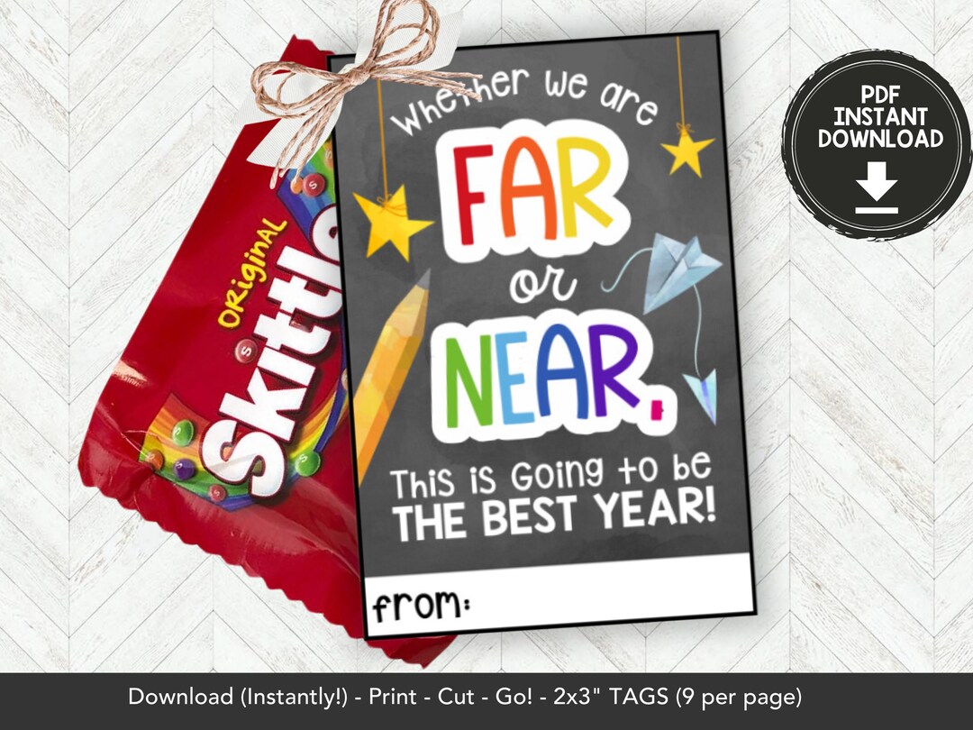 Treat Gift Tag, Back to School Gift Tag, Meet the Teacher Open House ...