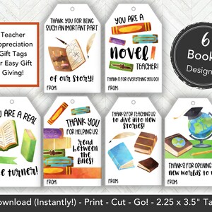 End of Year Teacher Bookmark Gift Tag Teacher Gift Bookmark - Etsy