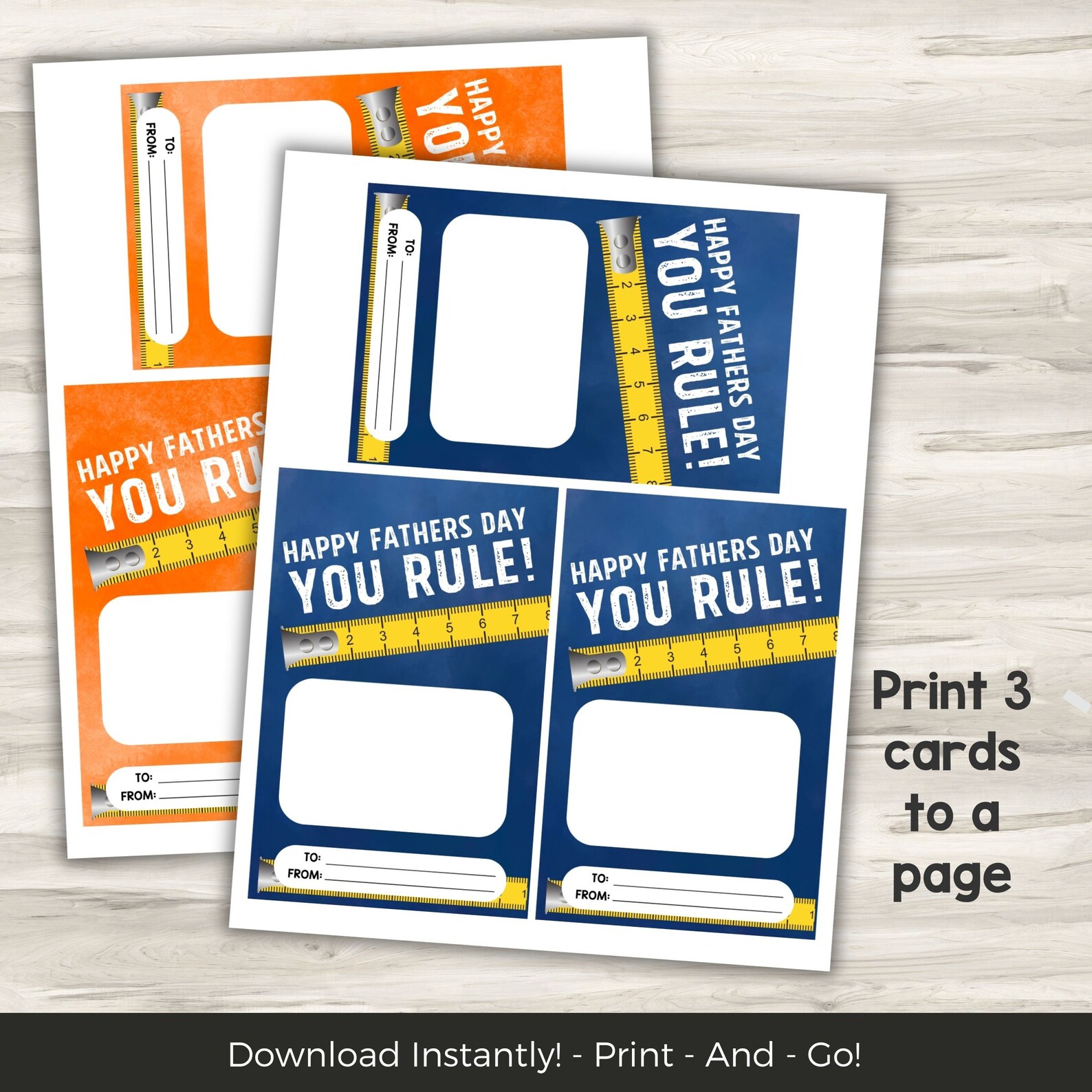 Printable Fathers Day Gift Cards, First Fathers Day Gift Cards, Dad ...