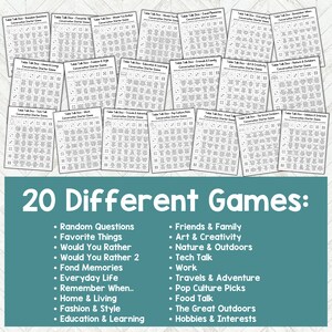 Conversation Starters Bundle, Icebreaker Questions Team Building Games ...