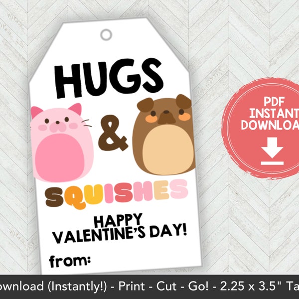 Squishy Valentine Card - Etsy