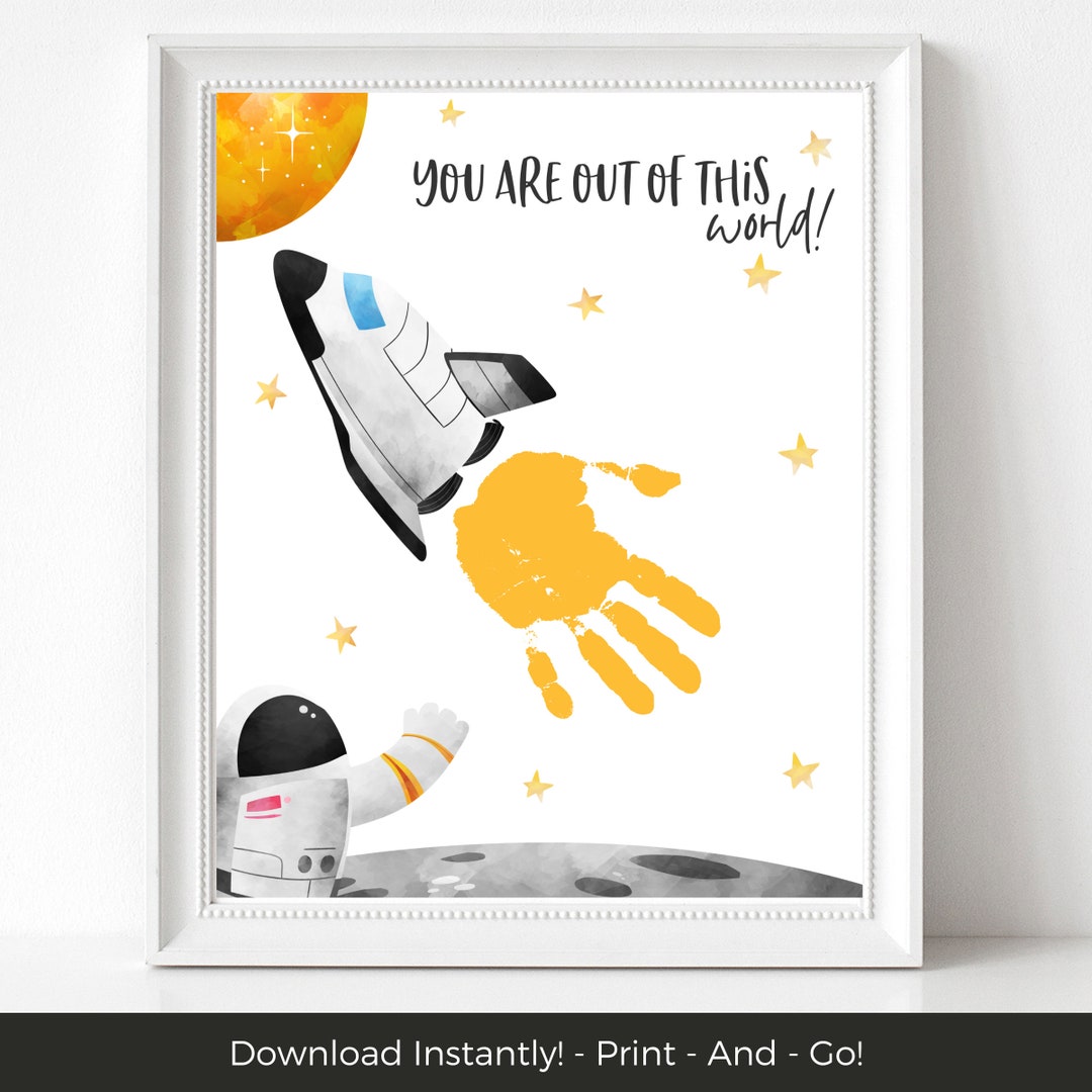 Printable Handprint Art, Toddler Crafts for Kids Art, Valentines ...