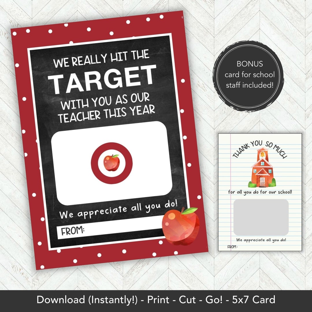 Teacher Appreciation Gift, Best Teacher Gift Card Holder, Gift Card ...