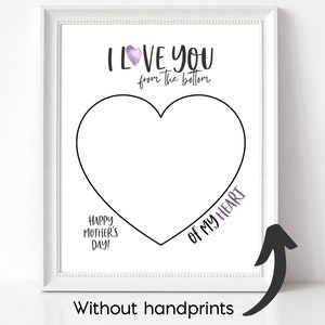 Mothers Day Handprint Art for Kids, Mom Handprint Craft, Mothers Day ...