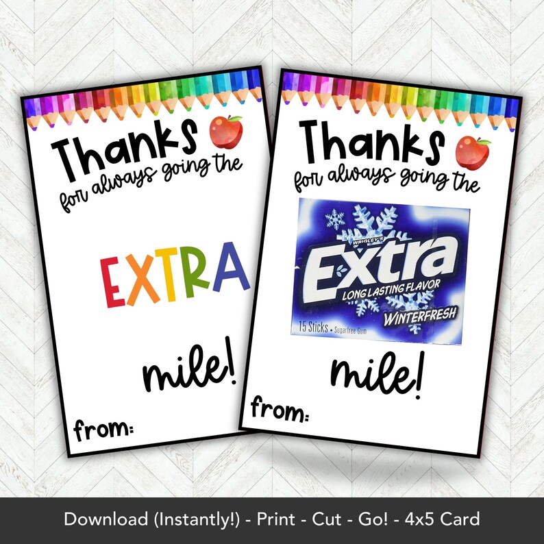 Teacher Appreciation Gift Tag, Bulk Teacher Gift for Teacher From ...