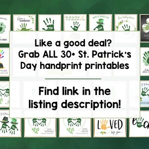 Printable St Patricks Day Craft, Four Leaf Clover Craft, 4 Leaf Clover ...