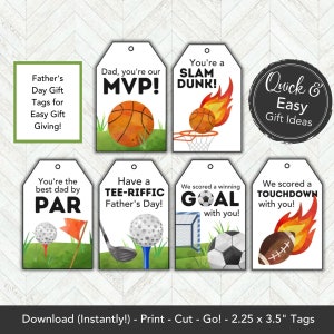 Printable Fathers Day Gift Tag, Fathers Day Printable Gift Tags, First ...