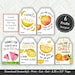 Fruit Teacher Appreciation Gift Tag, Bulk Teacher Gift Easy, School ...