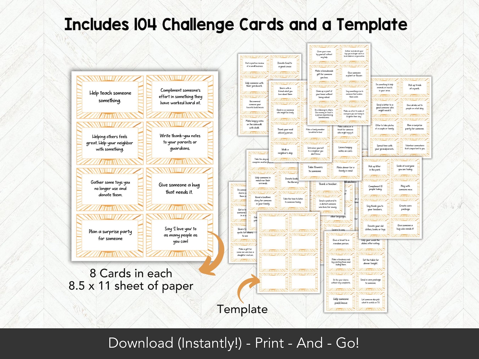 Kindness Cards for Kids Printable, Community Service Activities, Random ...