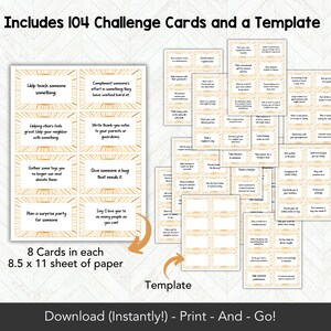 Kindness Cards for Kids Printable, Community Service Activities, Random ...