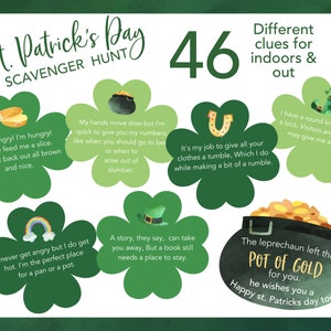 St Patrick's Day Scavenger Hunt St Patricks Day - Etsy