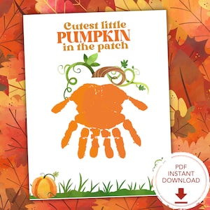 Thanksgiving Handprint Art, Fall Preschool Craft, Thanksgiving ...