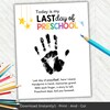 Kindergarten Graduation Handprint Art, Kinder End of School Year ...