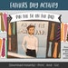 Fathers Day Game, Pin the Tie on the Dad, Fathers Day Personalized Game ...