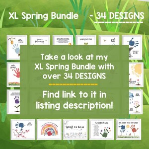 Spring Rain Umbrella Handprint Activity, Preschool or Toddler Handprint ...