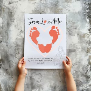 Scripture Craft Printable, Handprint Art for Kids, Easy Bible Crafts ...