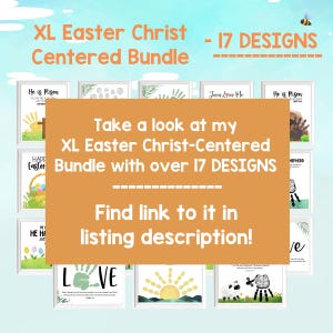 Kids Bible Crafts, Christian Printable Handprint Art for Kids, Easy ...