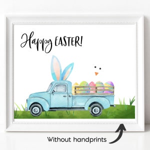 Easter Handprint Craft for Kids Easter Printable Handprint Art, Toddler ...