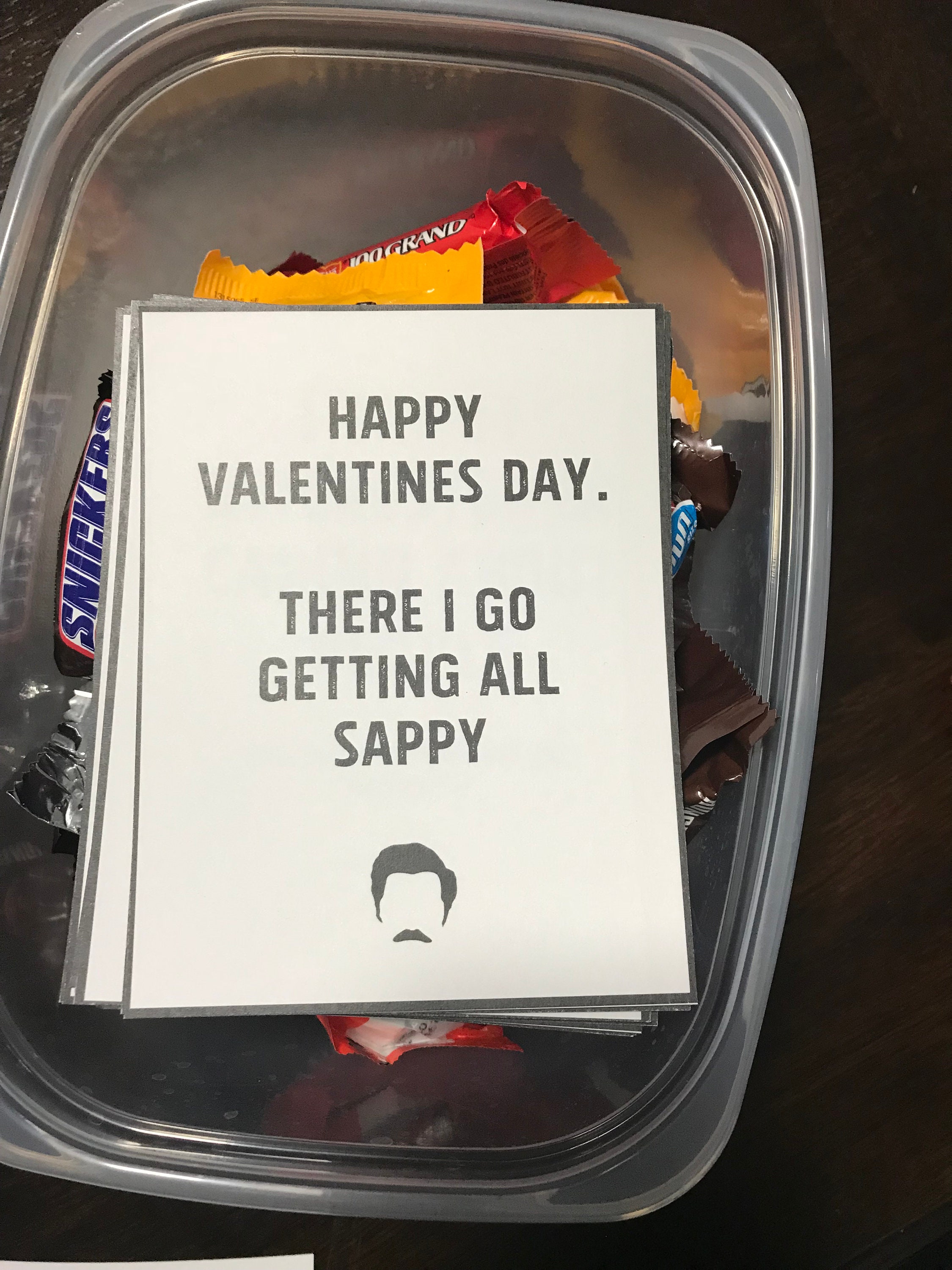 Ron Swanson Valentine Card Printable - Park and Rec Card - Funny ...