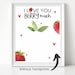 I Love You BERRY Much Valentines Day Activities, Printable Handprint ...