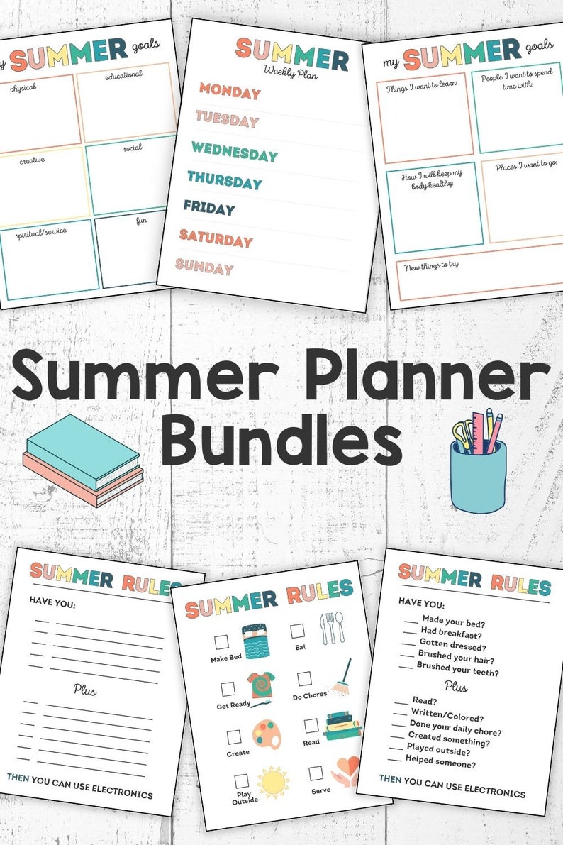 Summer Reading Challenge Printable, Teen, Adult or Kids Reading Journal ...
