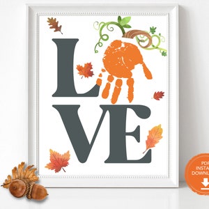 Thanksgiving Handprint Art Fall Preschool Craft Thanksgiving - Etsy