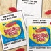 Gummy Candy Joke Valentine Cards for Kids, Valentine Printable Kids ...