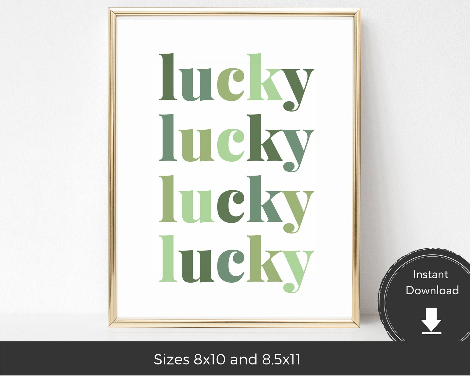 St Patricks Day Wall Art Printable Decor Saint Patricks Day | Etsy