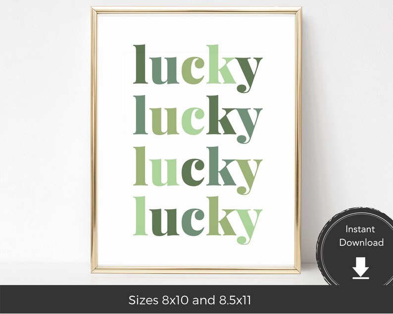 St Patricks Day Wall Art Printable Decor Saint Patricks Day - Etsy